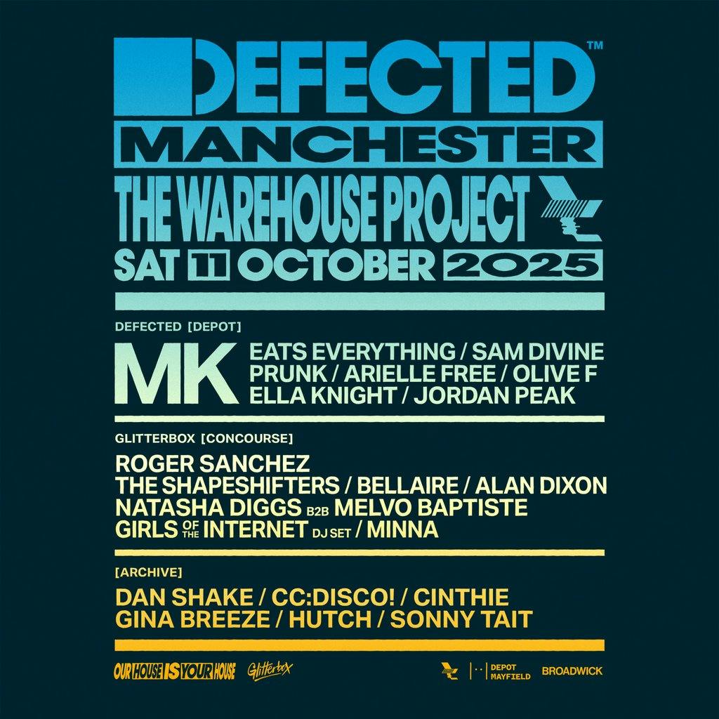 DEFECTED at The Warehouse Project | Depot Mayfield Manchester Sat 11 ...