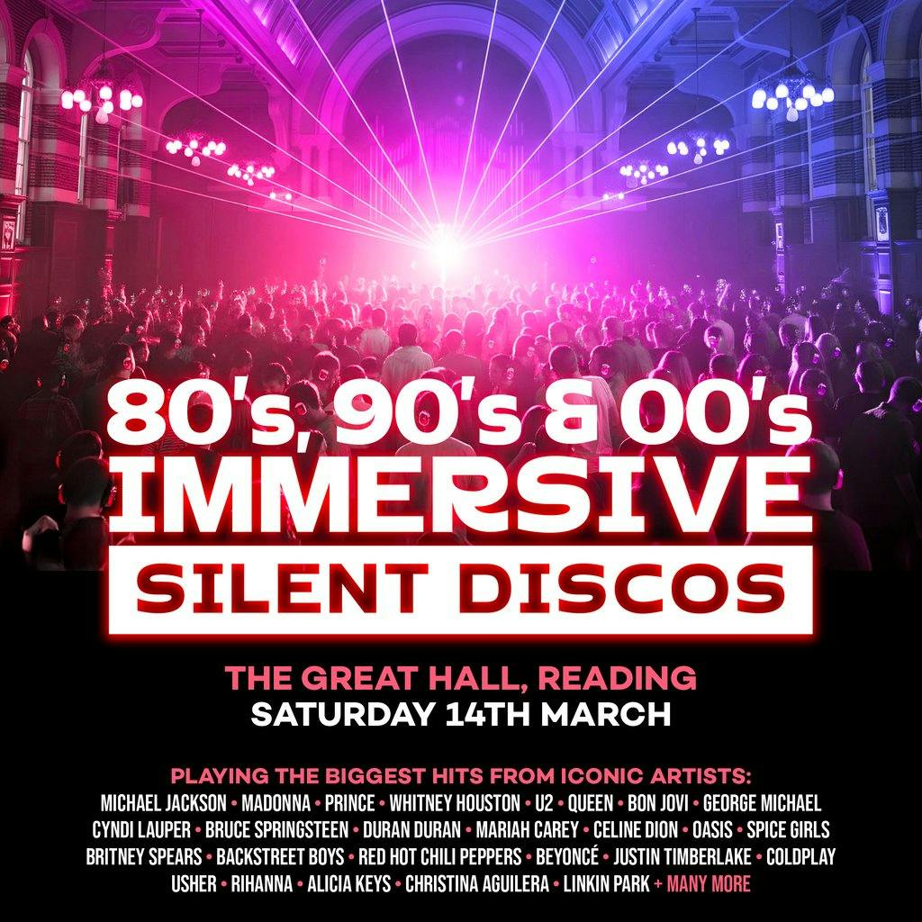 Tickets: 80s, 90s & 00s Silent Disco @ The Great Hall, Reading | The ...