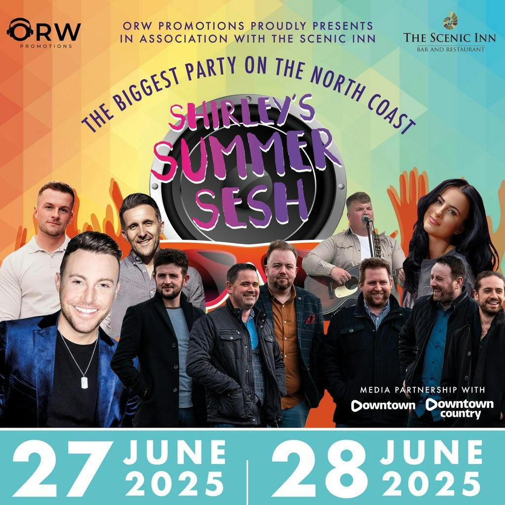 Shirley Summer Sesh 2025 | The Scenic Inn Ballymoney Fri 27 June 2025