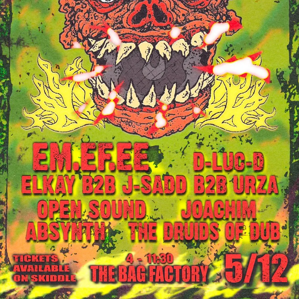 Bass Bunker Launch Party: UKG Grime and Bassline @Bag Factory | The Bag ...