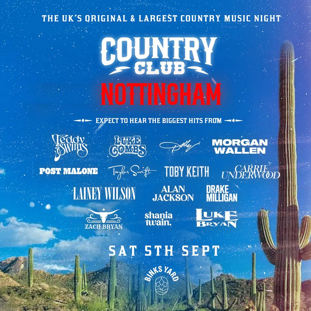 Tickets: Country Club - Outdoor Country Music Festival - Nottingham ...