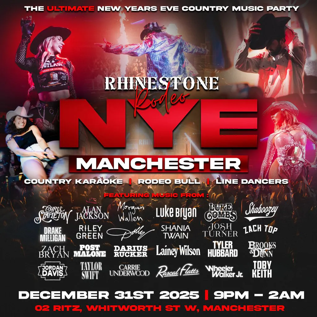 Rhinestone Rodeo - New Years Eve - Manchester 31st December | O2 Ritz ...