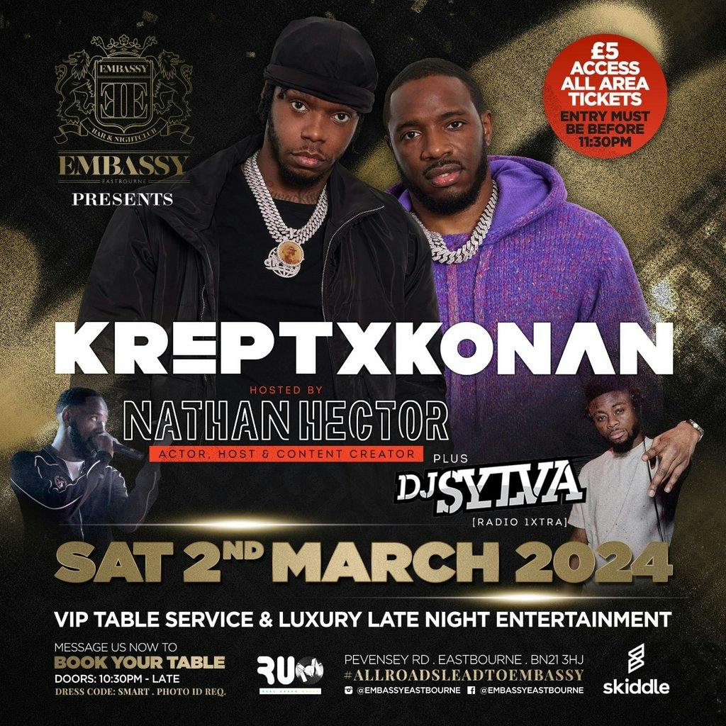 KREPT & KONAN perform live at Embassy | Embassy Grand Cafe And Late ...