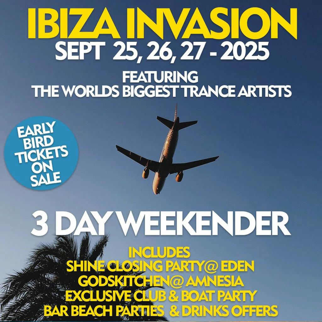 Insomniacz REBOOTED Ibiza Trance Invasion Weekender | Various Venues In ...