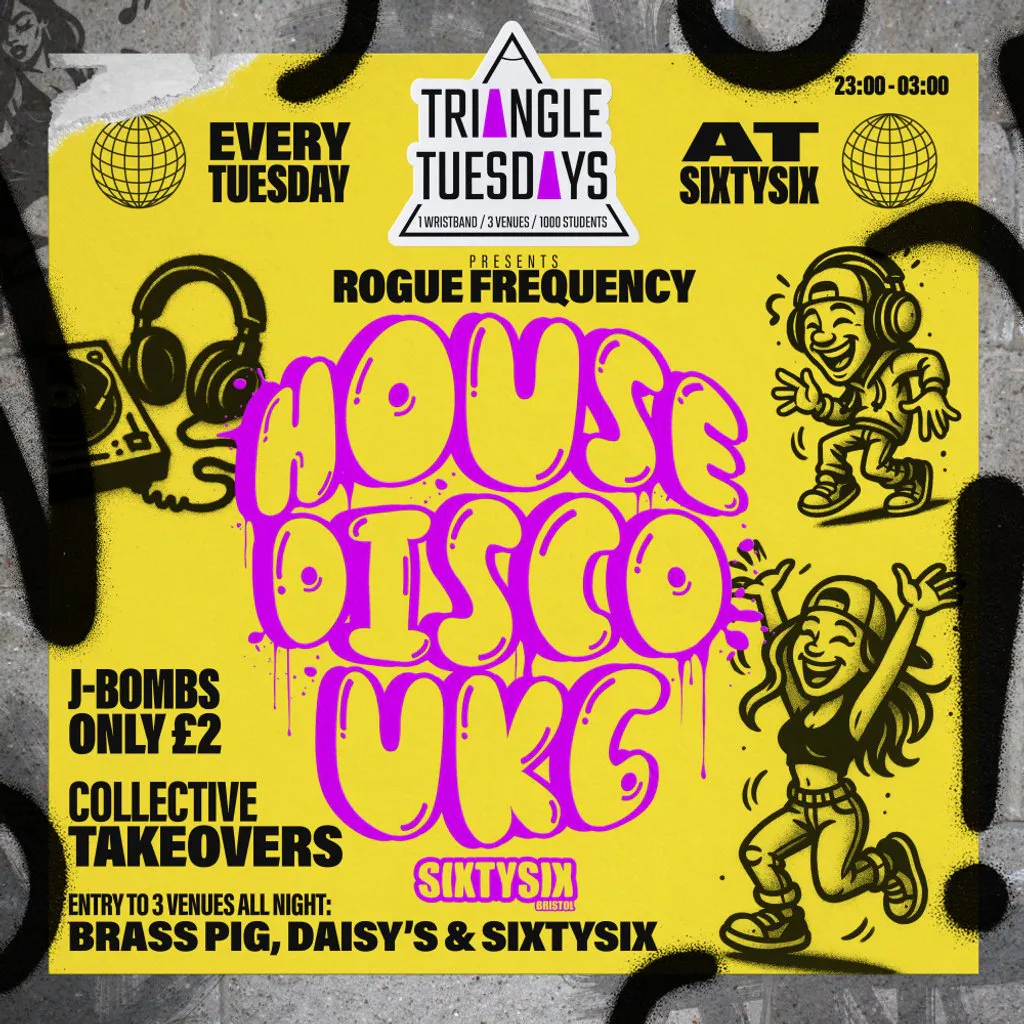 Tickets: Rogue Frequency Takeover- Triangle Tuesdays | SIXTYSIX Bristol ...