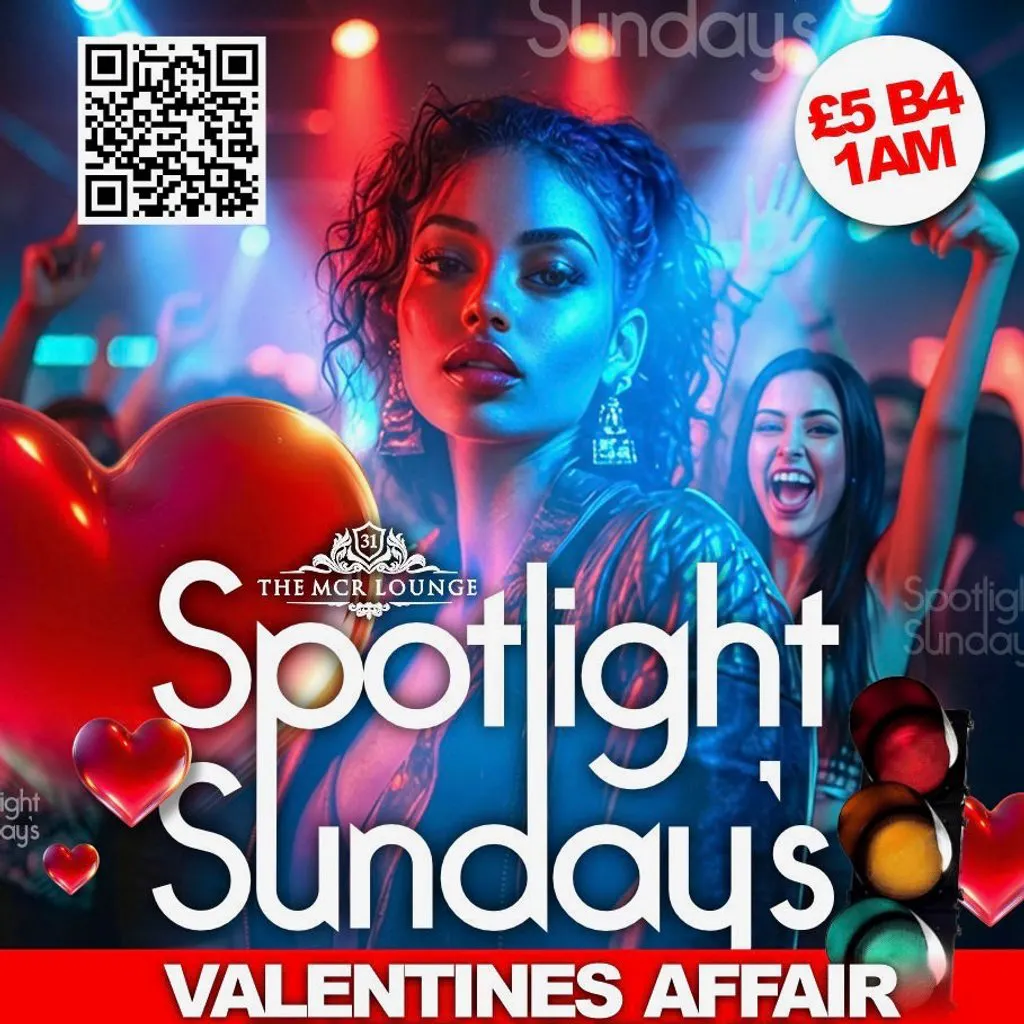 Spotlight Sunday's Valentines Affair | THE MCR LOUNGE Manchester Sun 15 ...