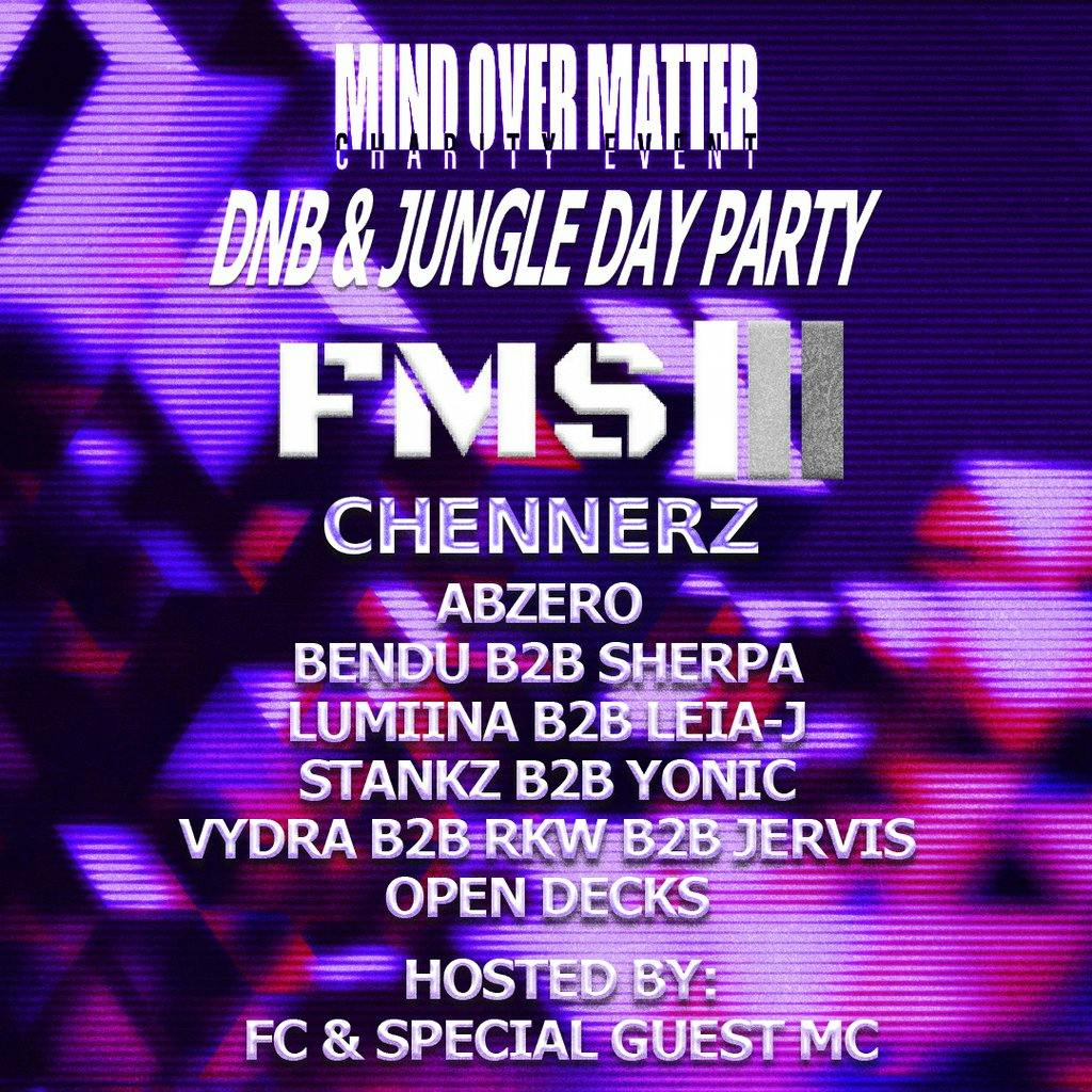 Mind Over Matter; DNB & JUNGLE DAY PARTY | The Bag Factory Salford Sun 23 November 2025