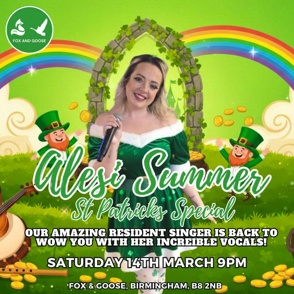 Tickets: Alesi Summer - St Patrick's Special | The Fox And Goose Pub ...