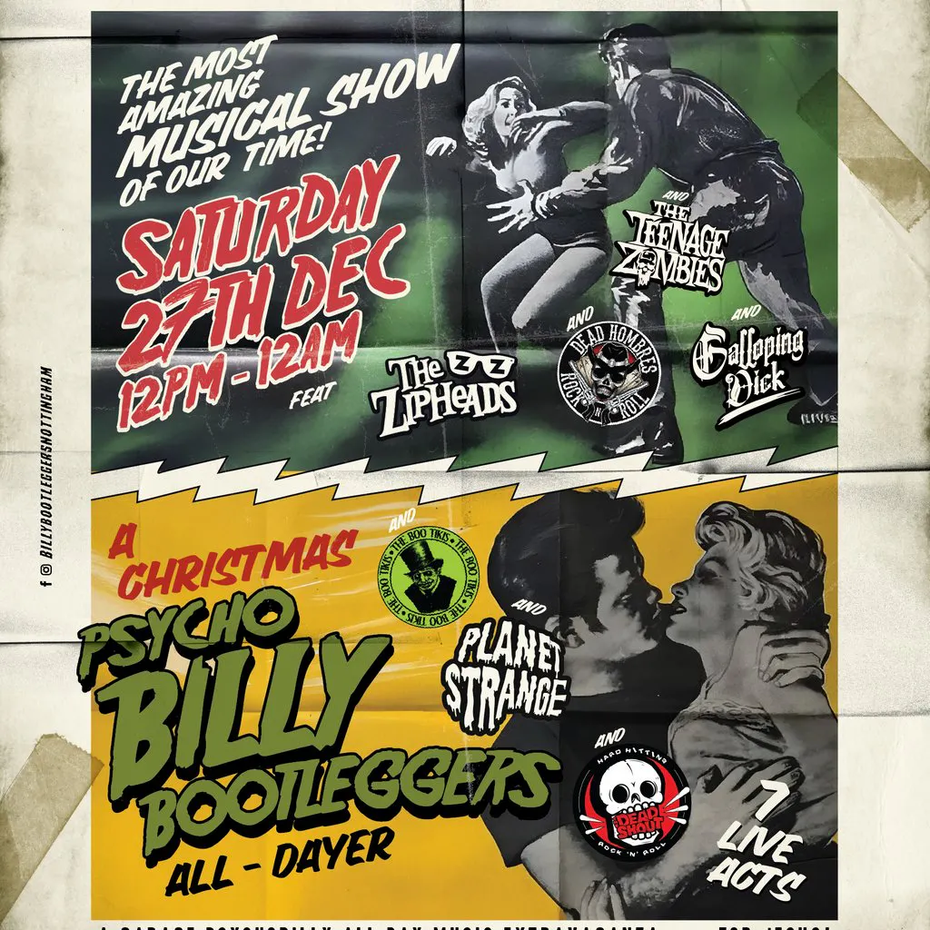 A Christmas Psychobilly Bootleggers | Billy Bootleggers Nottingham ...