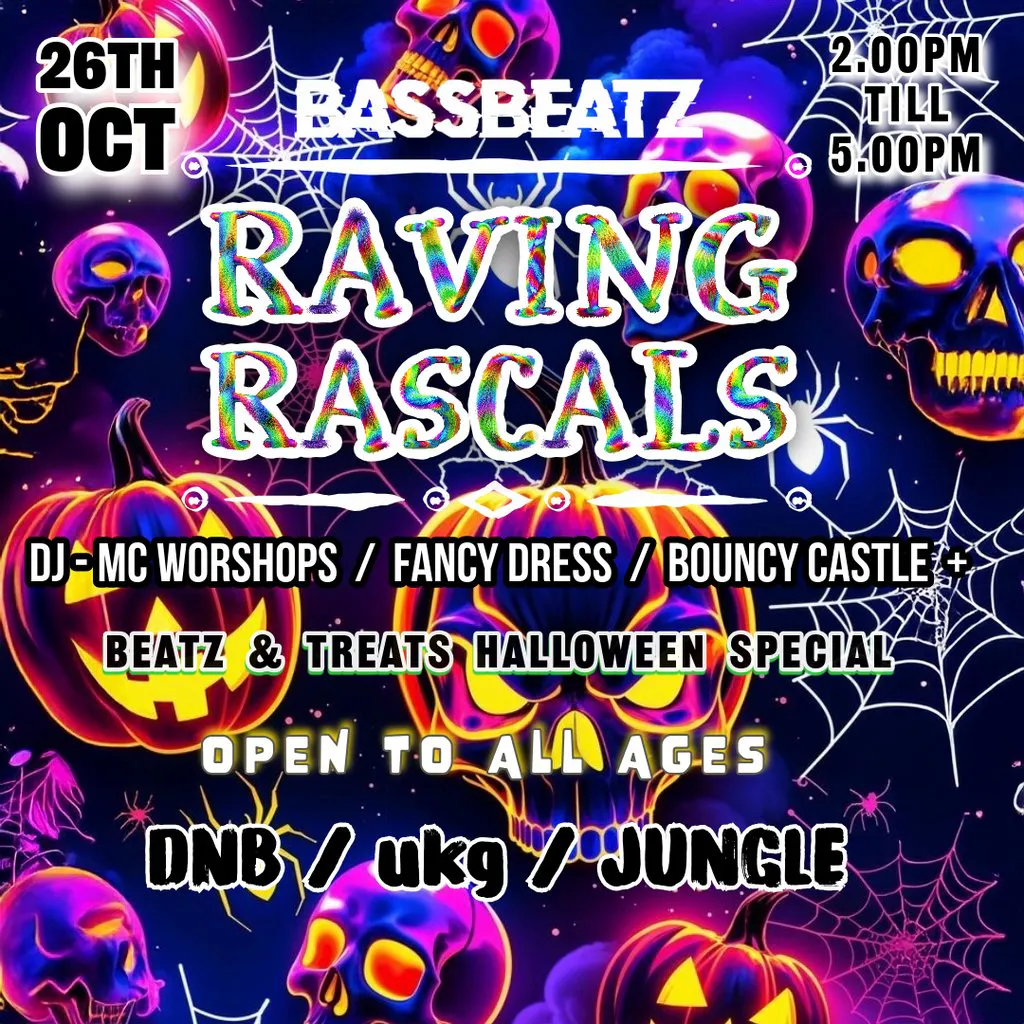 Raving Rascals Halloween Special | Rook Lane Chapel Frome Sun 26 ...