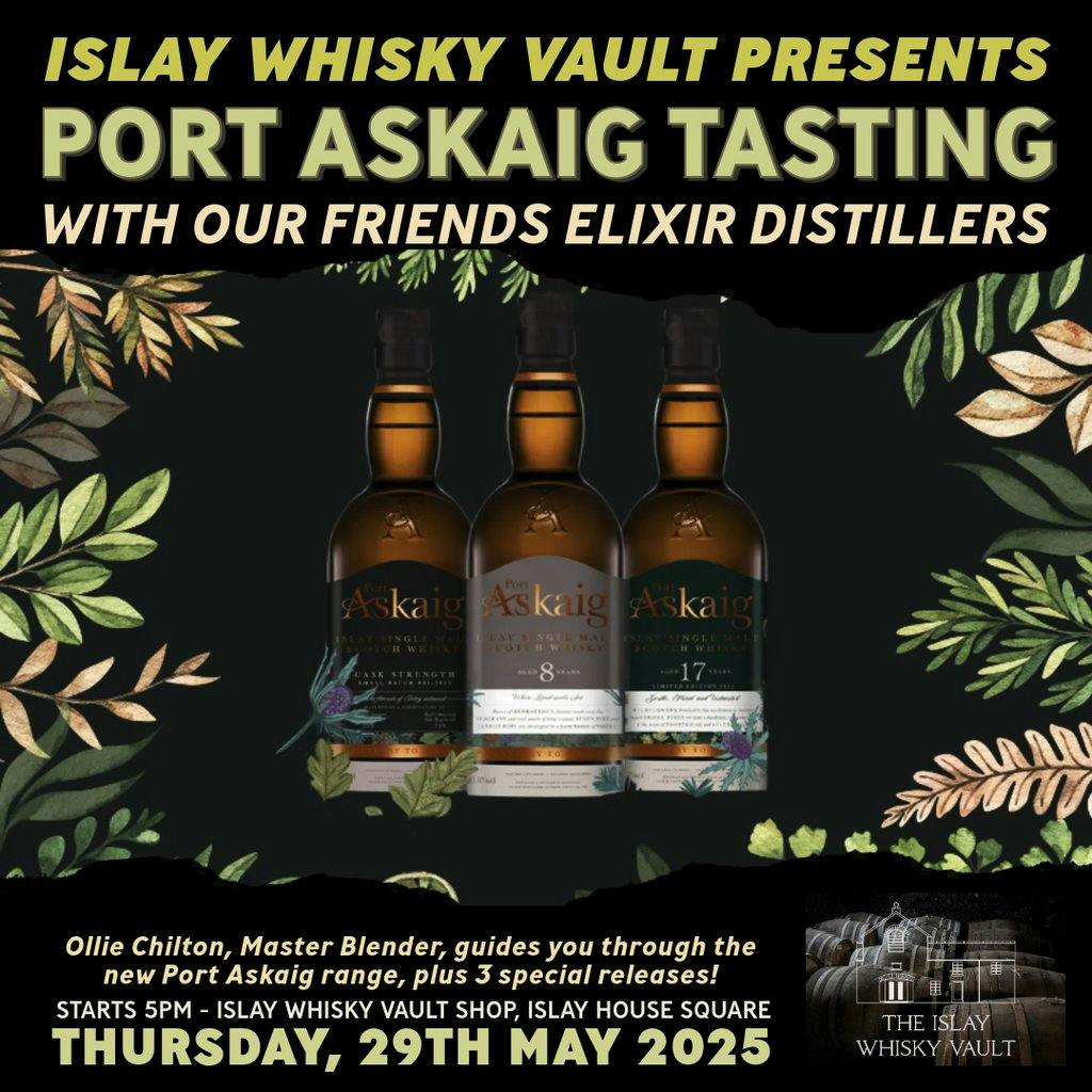 Islay Whisky Vault - Port Askaig Whisky Tasting with Elixir | Islay ...