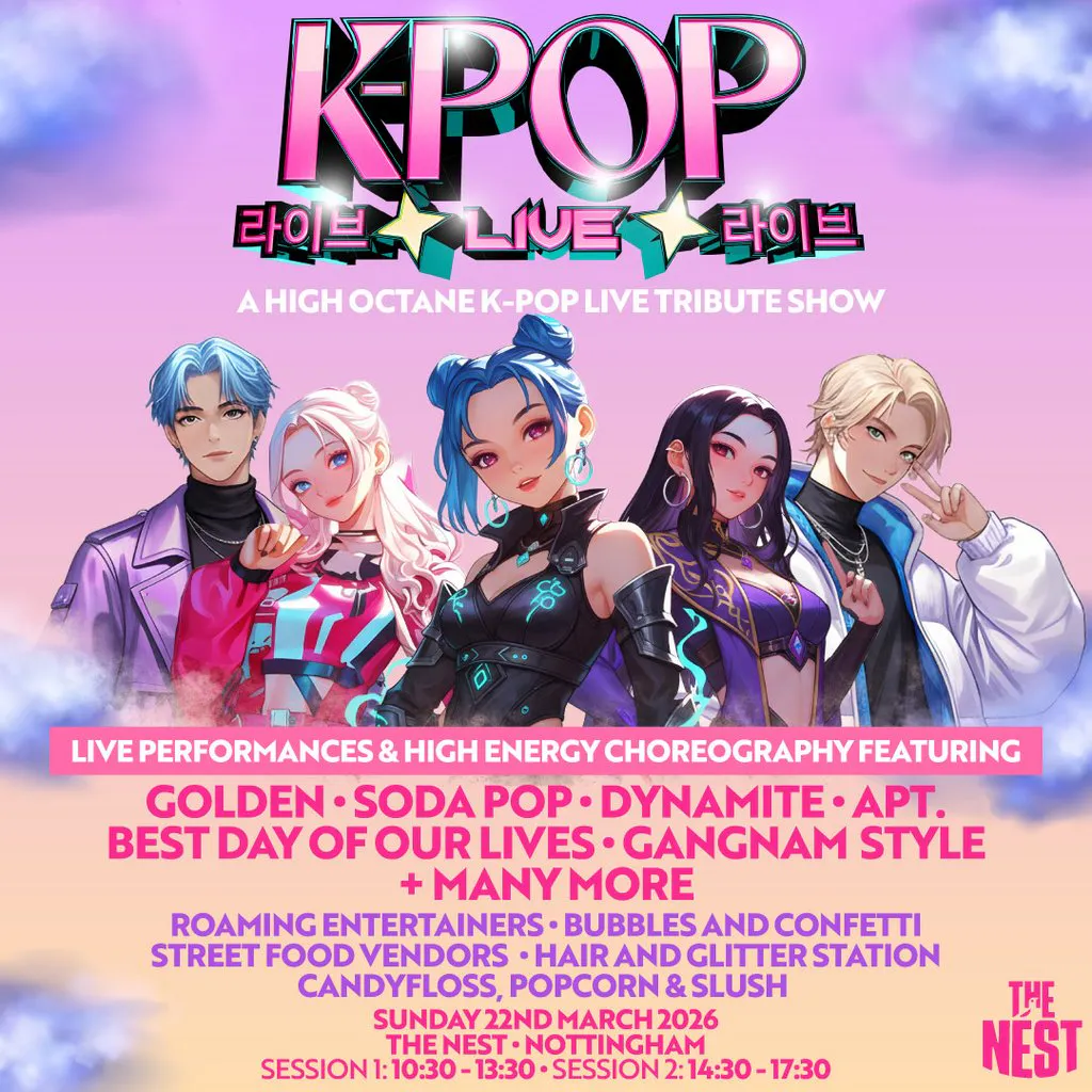 K-POP Live 2 | The Nest, Nottingham | TICKETS SELLING FAST ...