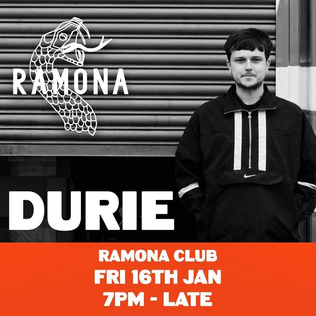 Tickets: Ramona Club x Durie (SKIPTRACE) | Ramona Manchester Fri 16 ...