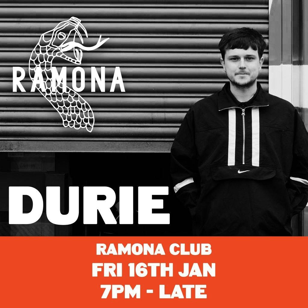 Tickets: Ramona Club x Durie (SKIPTRACE) | Ramona Manchester Fri 16 ...