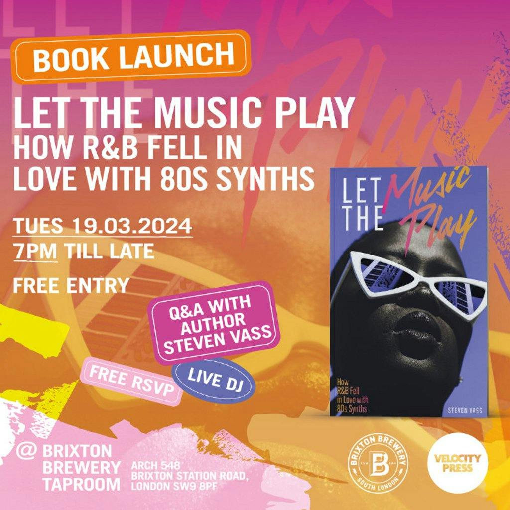 Let The Music Play book launch | Brixton Brewery Taproom London | Tue ...