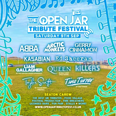 Open Jar Tribute Festival | Seaton Reach Hartlepool | Sat 9th September ...