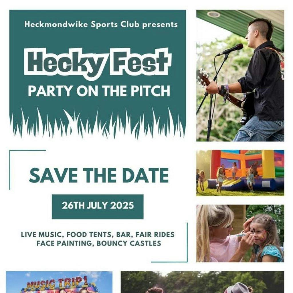 Hecky Fest 2025 | Heckmondwike Sports Club Heckmondwike Sat 26 July 2025