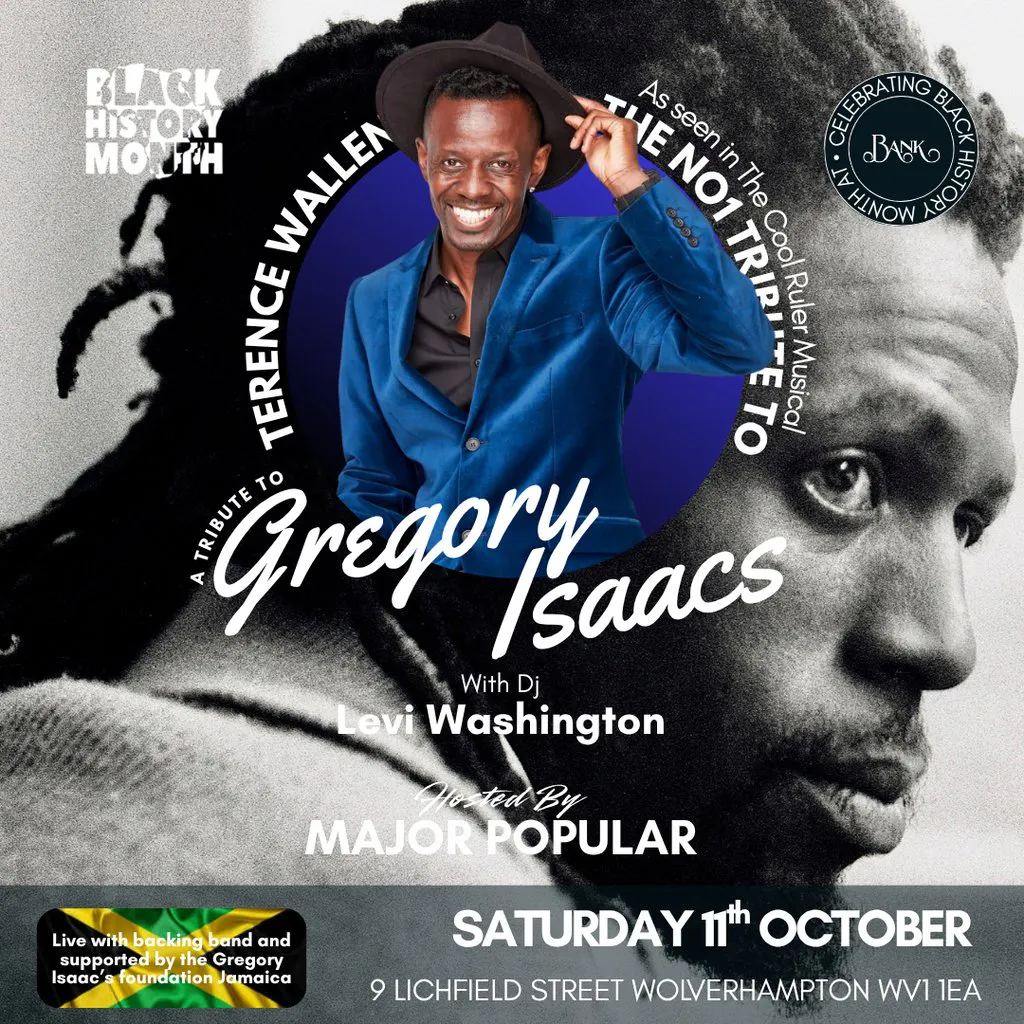 Gregory Isaacs Tribute with Terence Wallen | Bank Wolverhampton ...