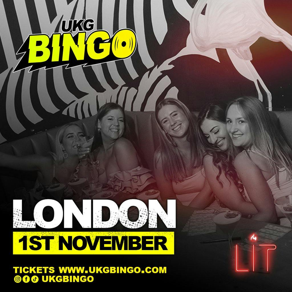 UKG Bingo London | Sway Bar London Sat 01 November 2025