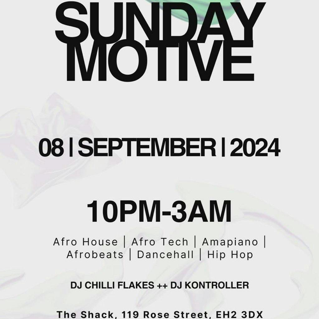 Sunday Motive | The Shack Edinburgh Sun 08 September 2024