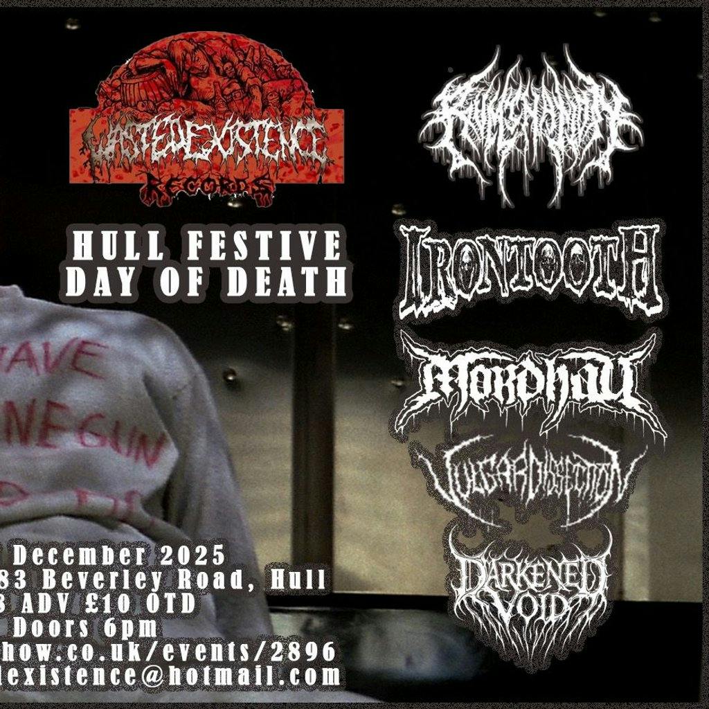 Hull Festive Day of Death Fest at O'Rileys | ORILEYS LIVE MUSIC VENUE ...