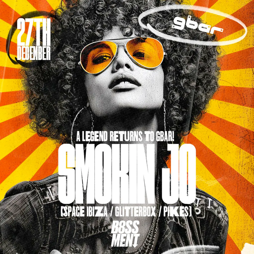 Smokin Jo (Glitterbox) Gbar AfterHours | Gbar Liverpool Sat 27 December ...