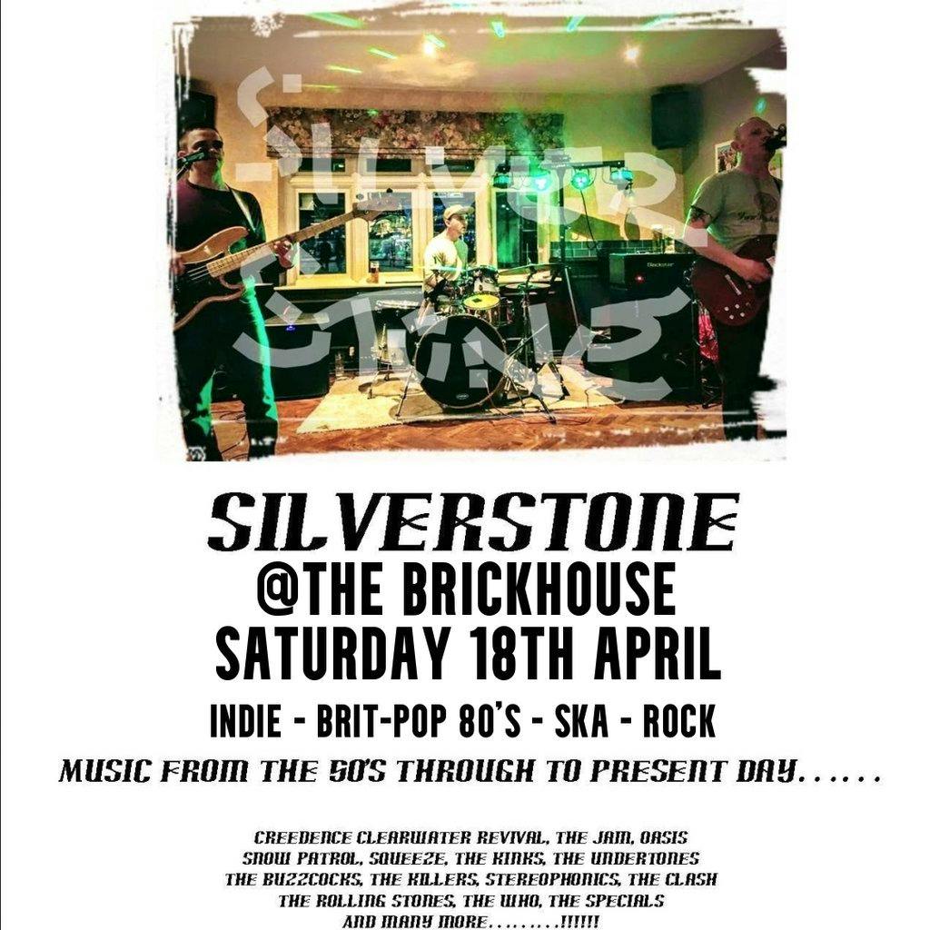 Tickets: Indie Brit-Pop Night with Silverstone | The Brickhouse St ...