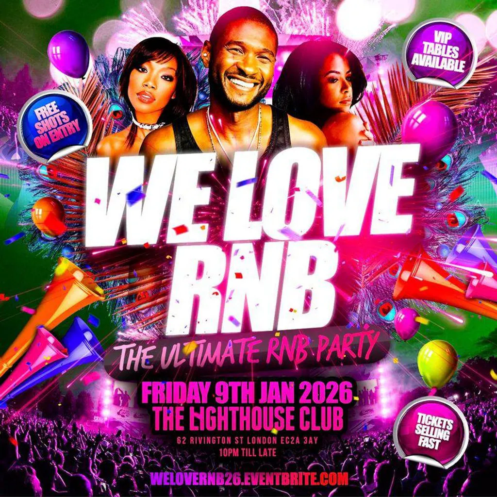 WE LOVE RNB - The Ultimate RNB Party | The Lighthouse Bar And Club ...
