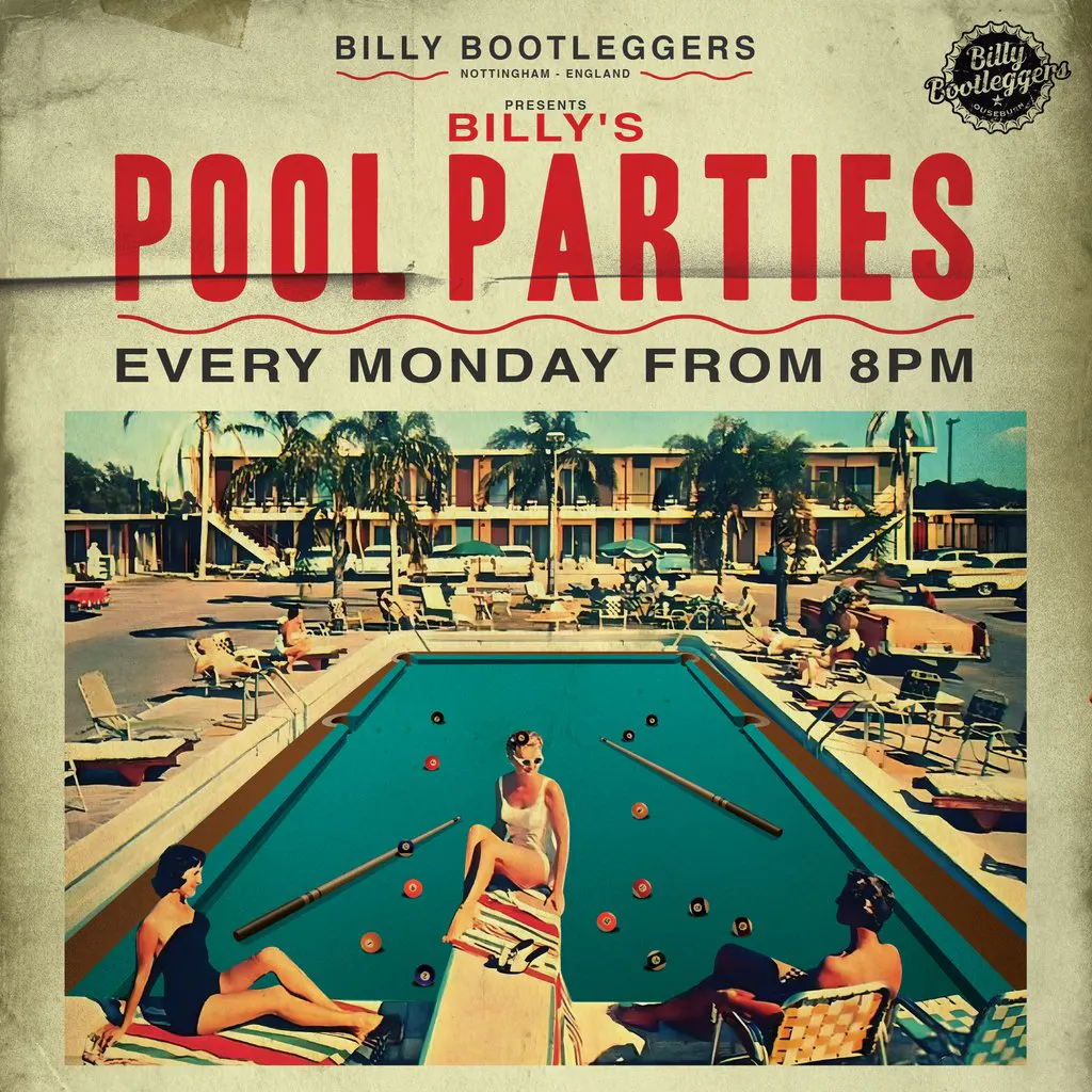 Tickets: BILLY'S POOL PARTIES - Free entry pool tournament & games ...
