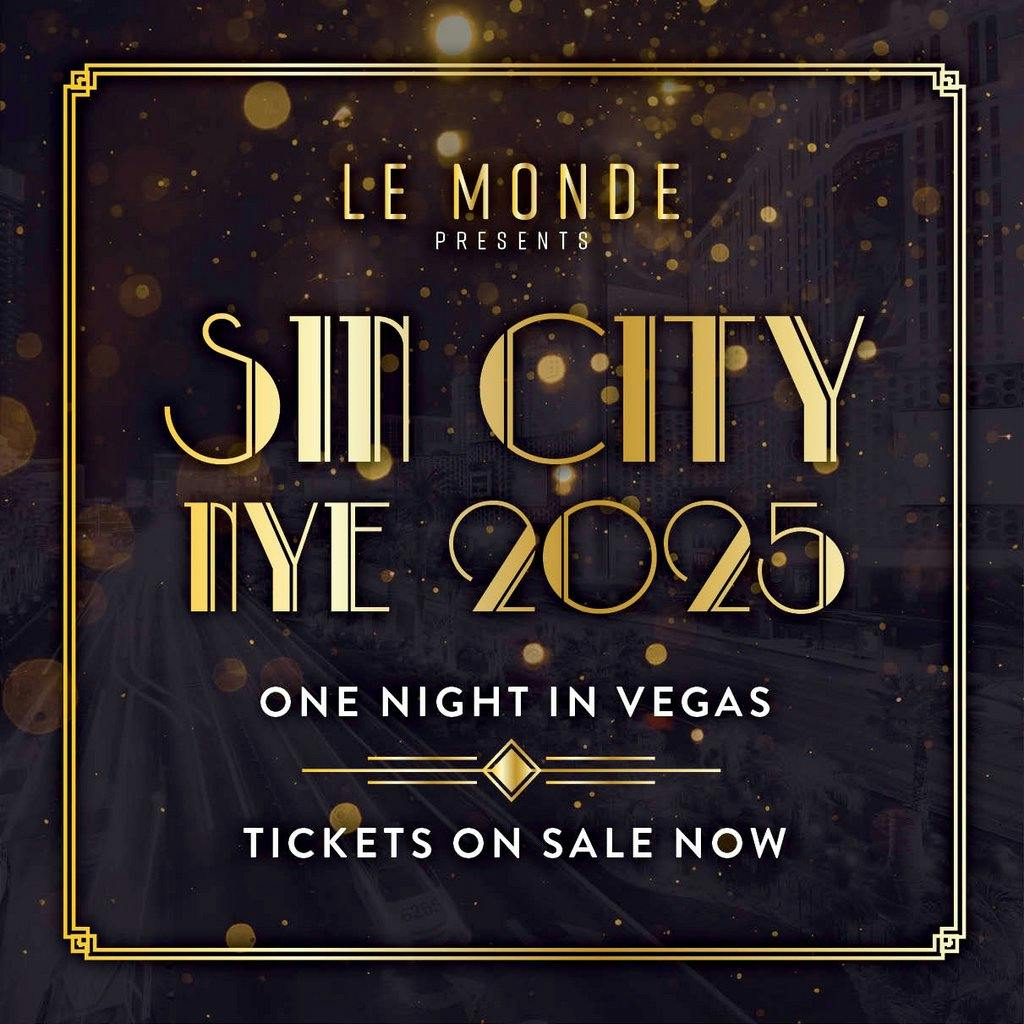 Sin City NYE - One Night in Vegas! | LE MONDE EDINBURGH Wed 31 December ...
