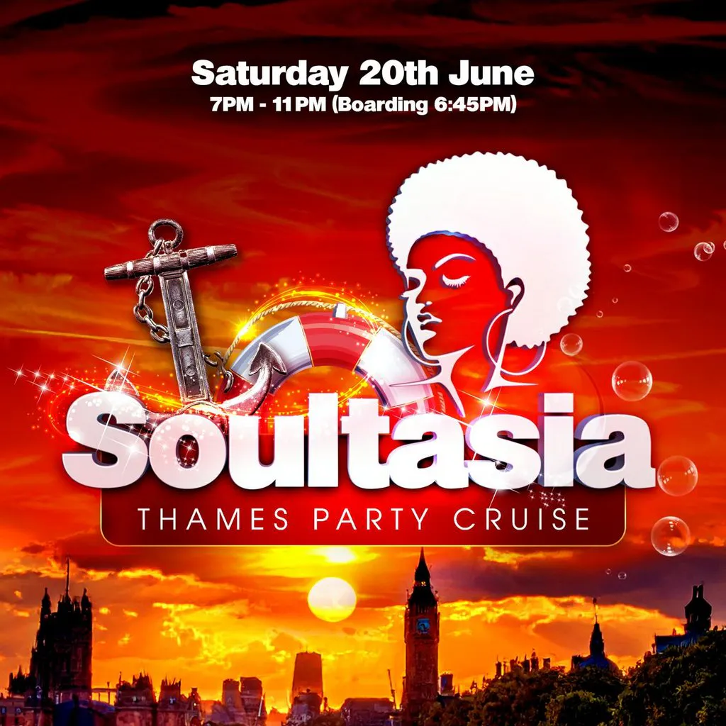 Tickets: SOULTASIA London Thames Party Cruise | Thames Boat Cruises At ...