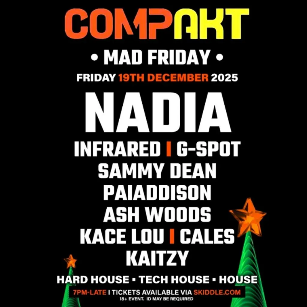 Compakt MAD Friday | Hidden Burnley Burnley Fri 19 December 2025