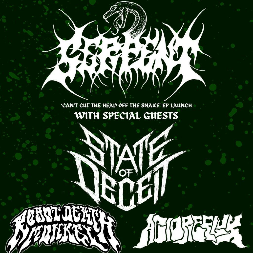 Tickets: Serpent 'Can't Cut The Head Off The Snake' EP Launch | Legends ...