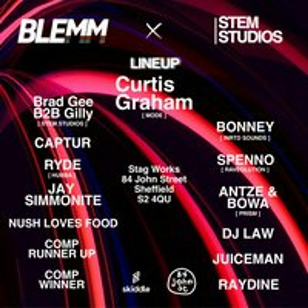 Tickets: BLEMM x Stem Studios @ 84 John Street | Stag Works Sheffied ...