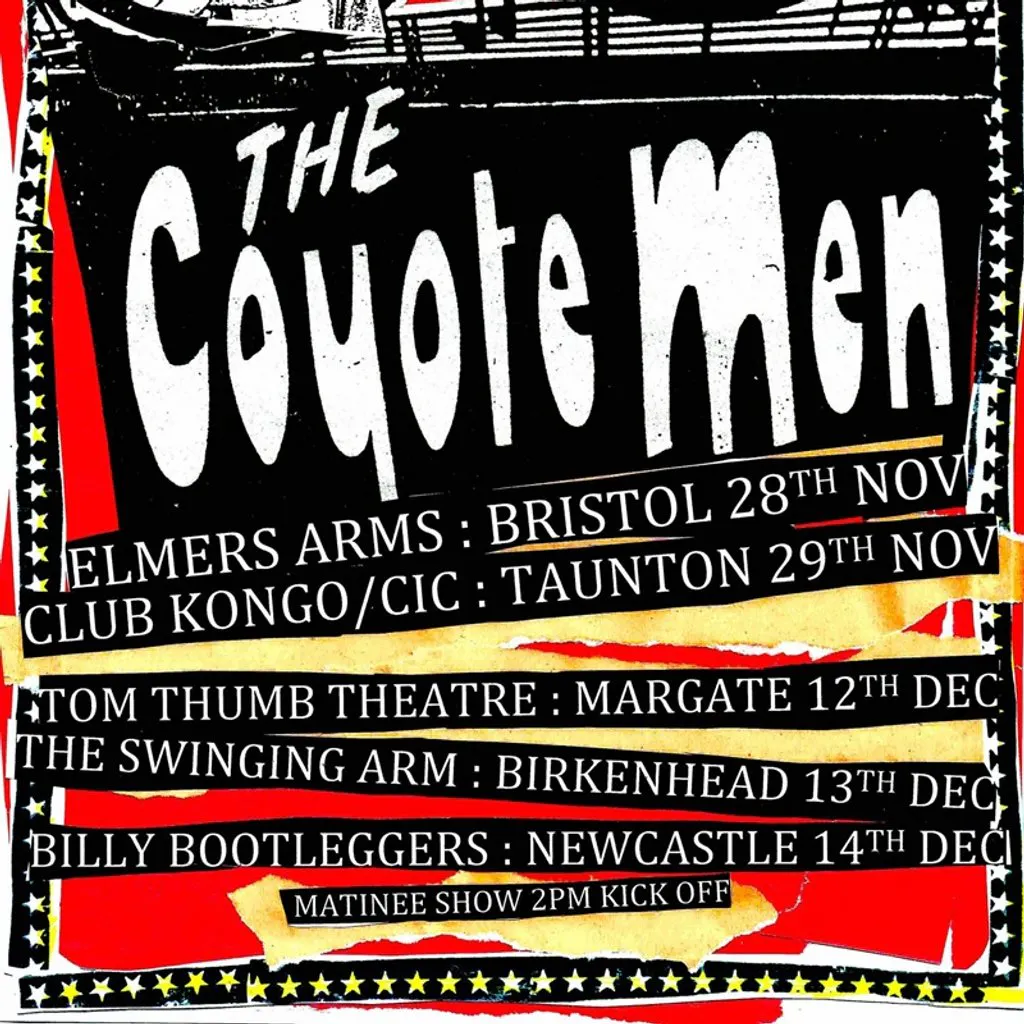 The Coyote Men + The Ravaged | Billy Bootleggers Newcastle Upon Tyne ...
