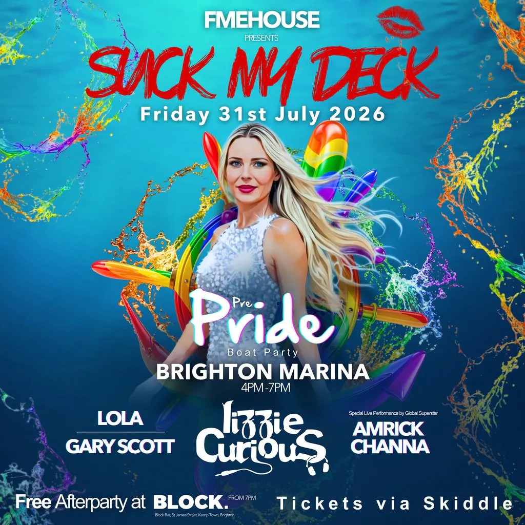 Tickets: FME HOUSE Pre Pride Boat Party Brighton | JD Wetherspoons ...
