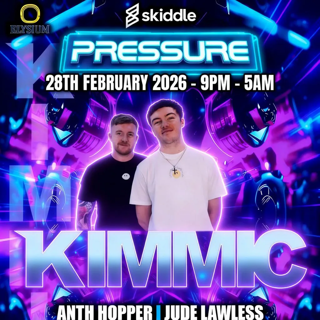 Pressure Events Presents KIMMIC Live Sunderland | Elysium Sunderland ...