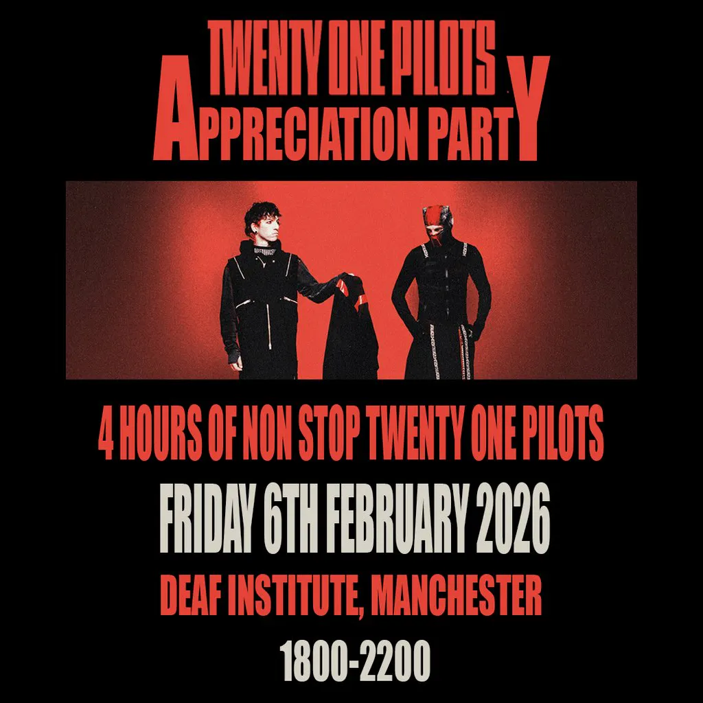 Twenty One Pilots Appreciation Party (Menchester) | The Deaf Institute ...