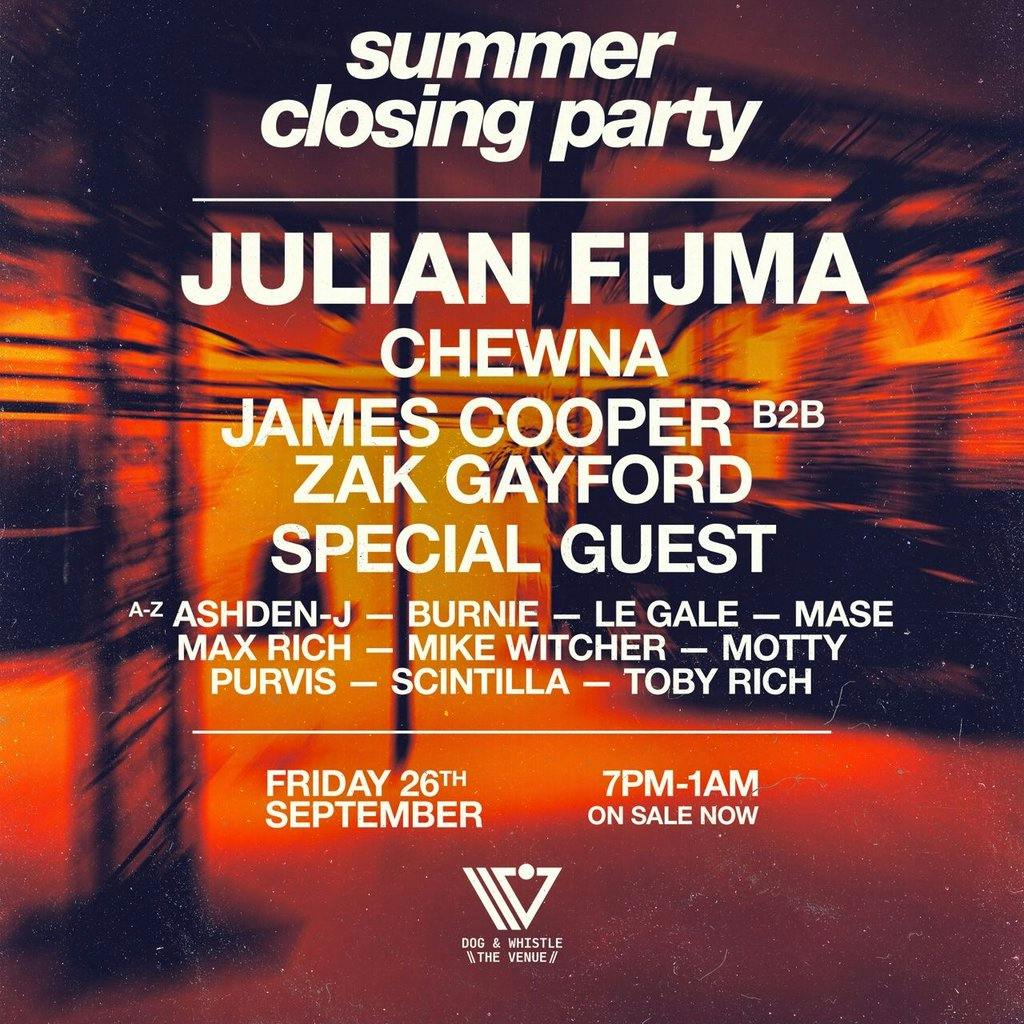 Tickets: Dog & Whistle x Audio Grooves w/ JULIAN FIJMA & Friends - 26 ...