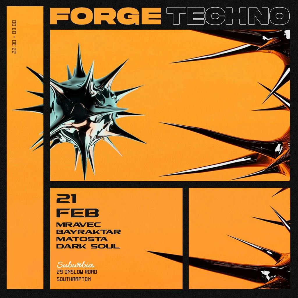 FORGE TECHNO Rave | Suburbia Southampton Southampton Fri 21 February 2025