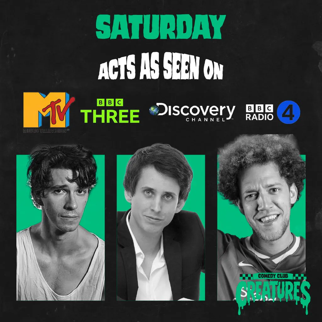 Saturday Night Showcase|| Creatures Comedy Club | Creatures Comedy Club ...