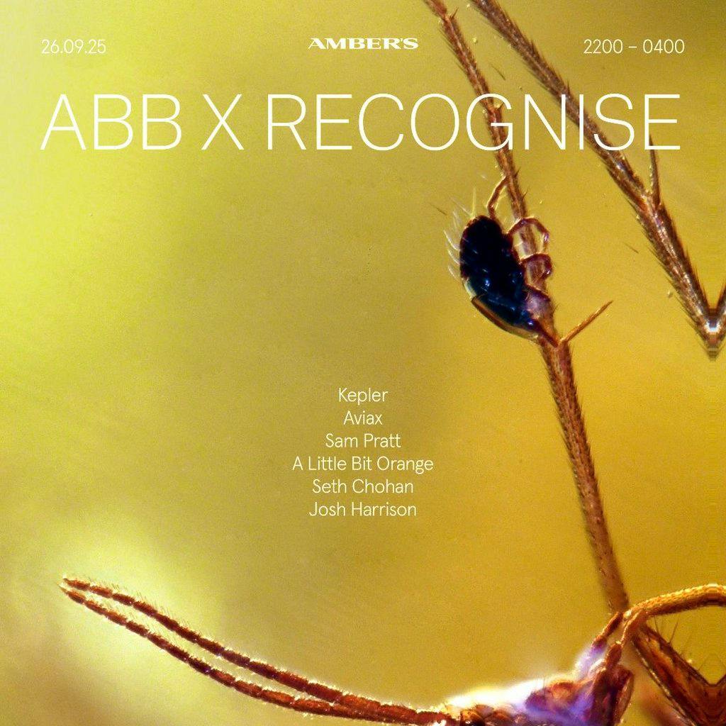 AXR: (ABB x RECOGNISE) - KEPLER & MORE | Amber's Manchester Fri 26 ...