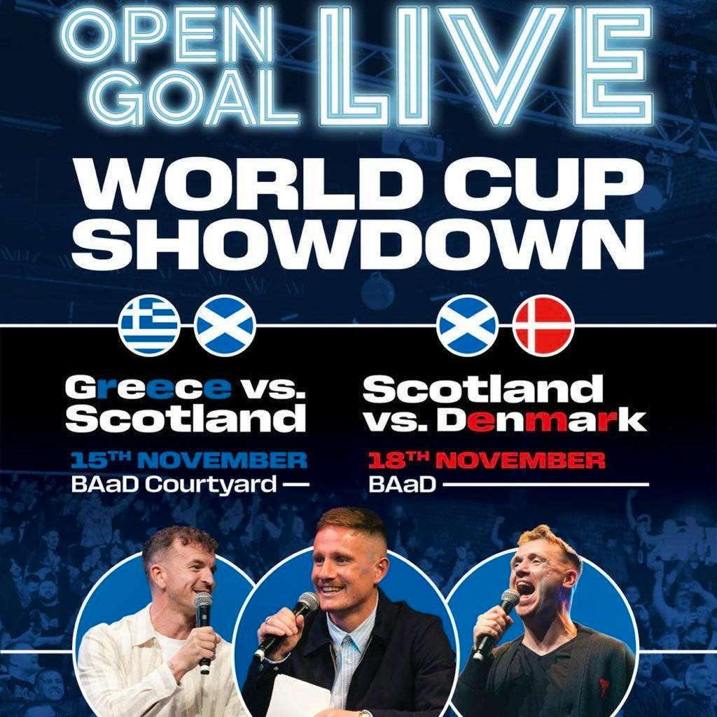 Open Goal Live: Denmark World Cup Showdown | Barras Art And Design ...