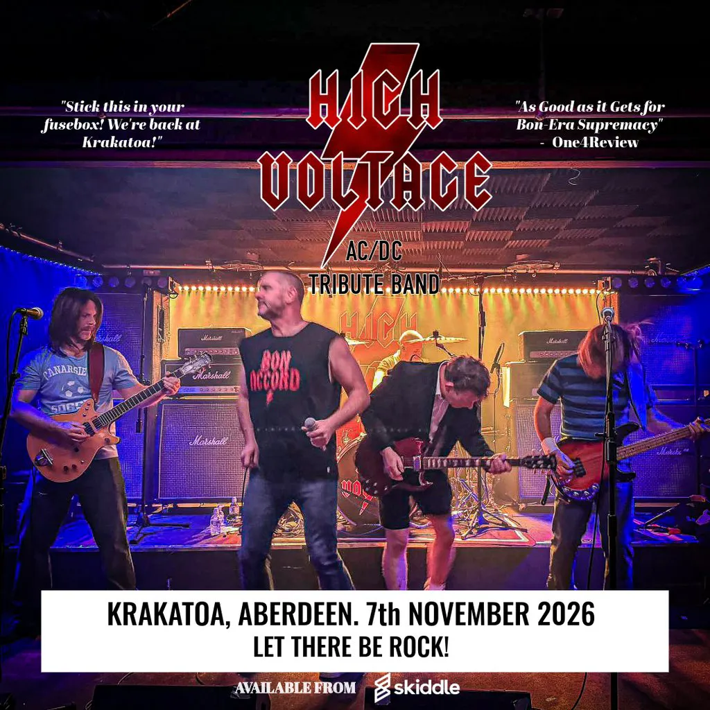 Tickets: High Voltage - Scotlands Premier AC/DC Tribute Band | Krakatoa ...
