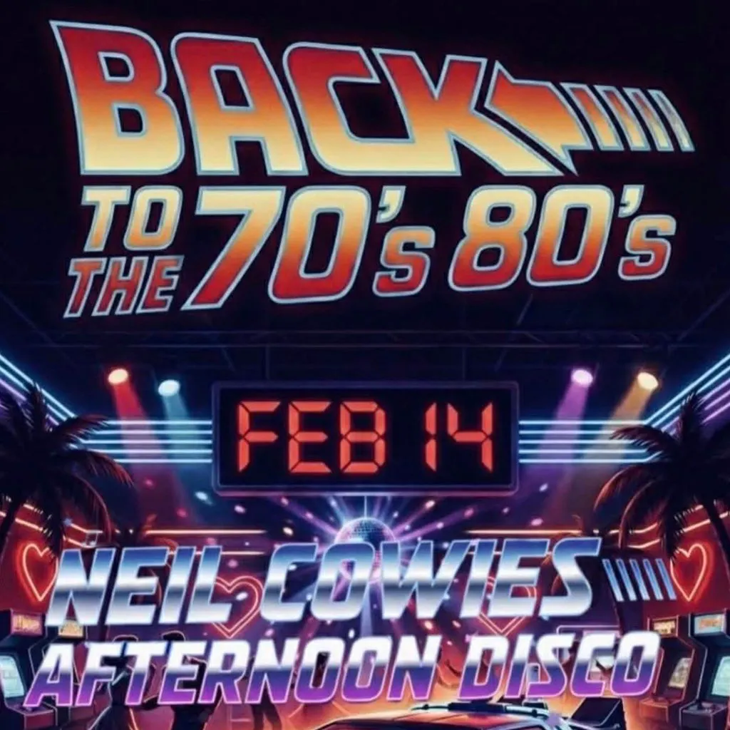 Neil Cowie's Afternoon Disco 70s 80s | Bench Nightclub Douglas Sat 14 ...