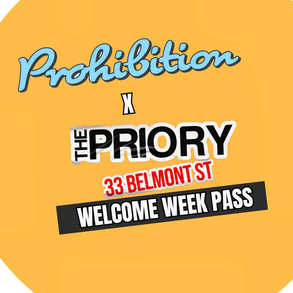 Aberdeen Welcome Week Freshers Pass | The Priory Aberdeen Aberdeen Fri ...
