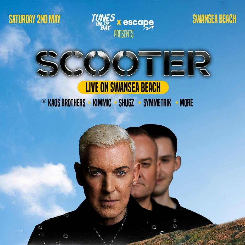 Tickets: SCOOTER - Live On Swansea Beach | Swansea Beach Swansea Sat 02 ...