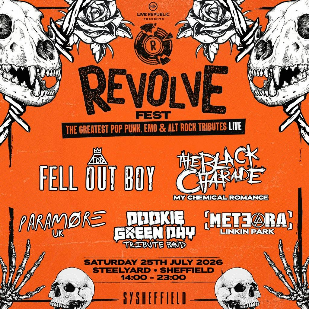 Tickets: Fell Out Boy & Black Charade | Revolve Festival | SteelYard ...