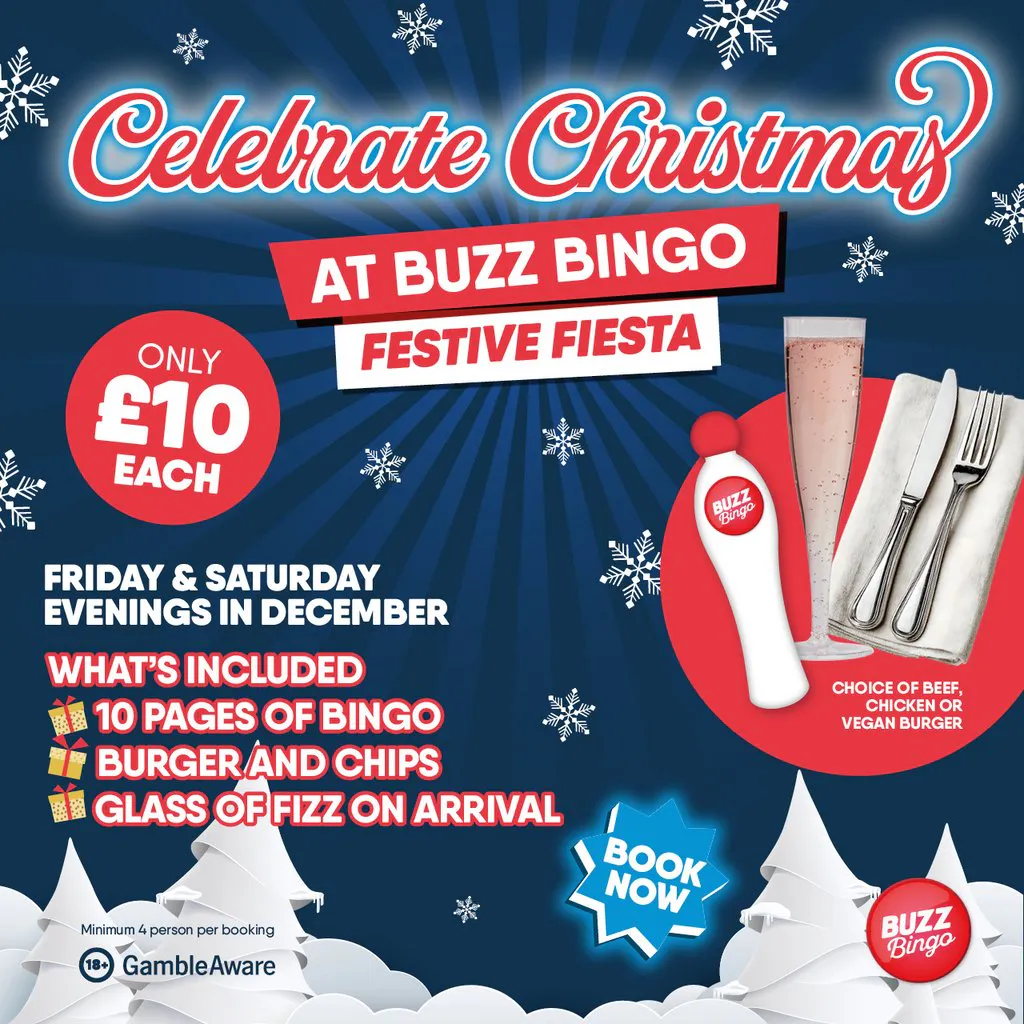 Basingstoke - Festive Fiesta | Buzz Bingo Basingstoke Basingstoke Sat ...