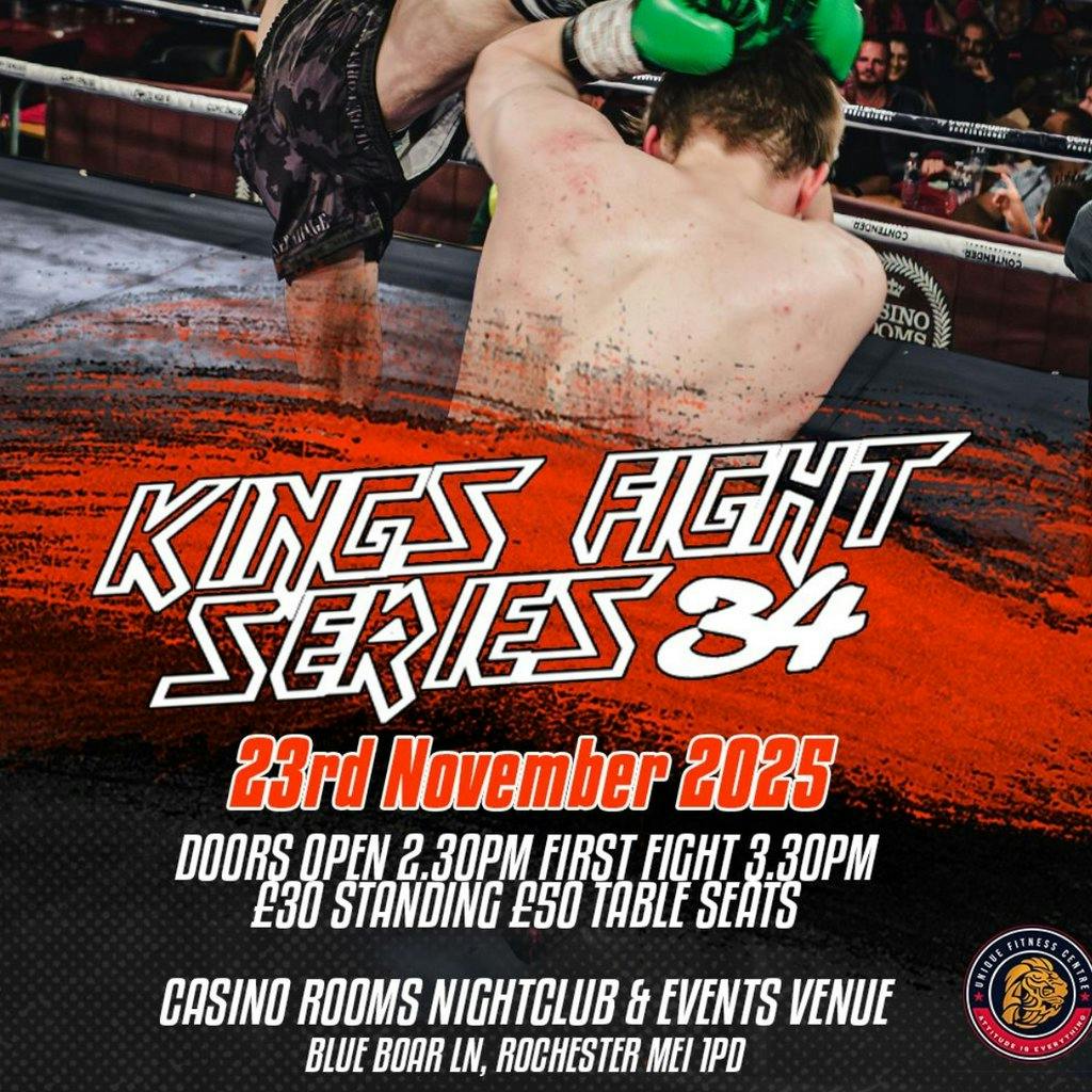 Kings Fight Series 34 | Casino Rooms Rochester Sun 23 November 2025